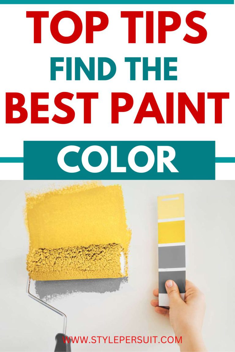 How to Find The Best Paint Color - StylePersuit