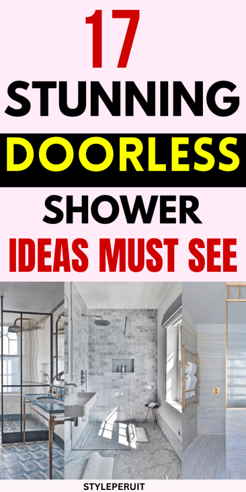 17 Modern Doorless Shower Ideas for a Stylish Bathroom Upgrade ...