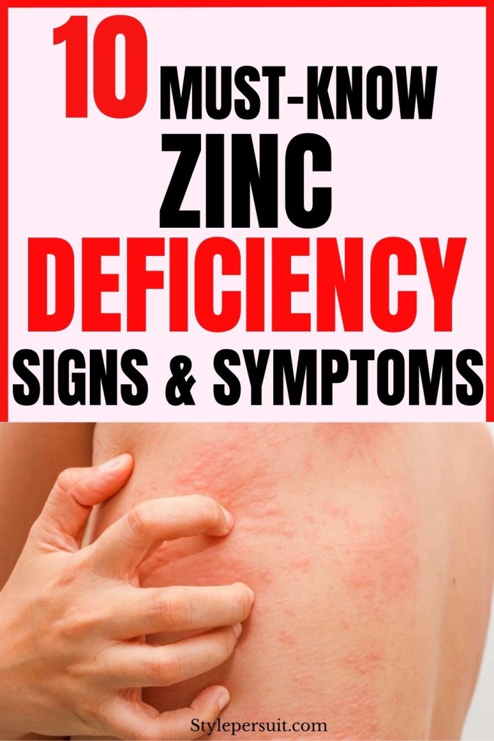 10 Zinc Deficiency Symptoms You Need to Know - StylePersuit
