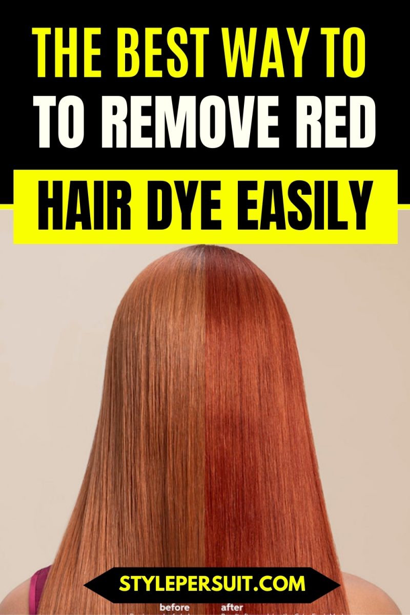 How to Remove Red Hair Dye: 10 Effective Ways & Tips - StylePersuit