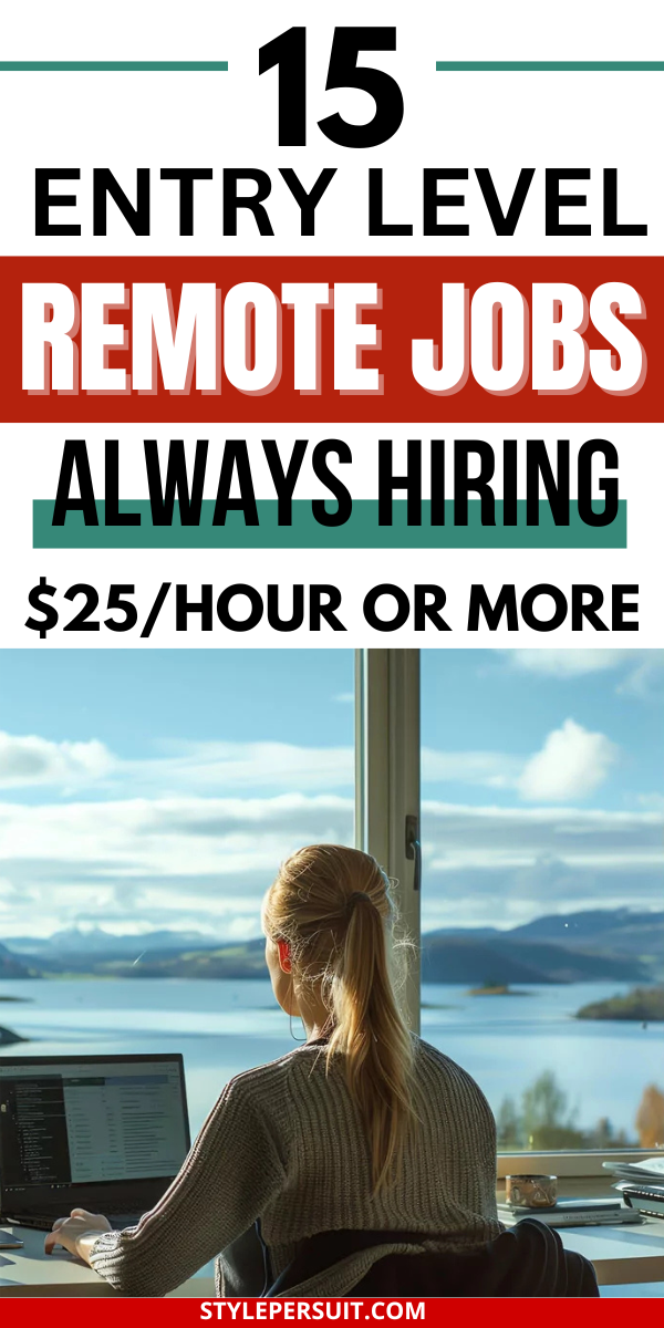 10 Entry level Remote Jobs, No Experience Needed - StylePersuit