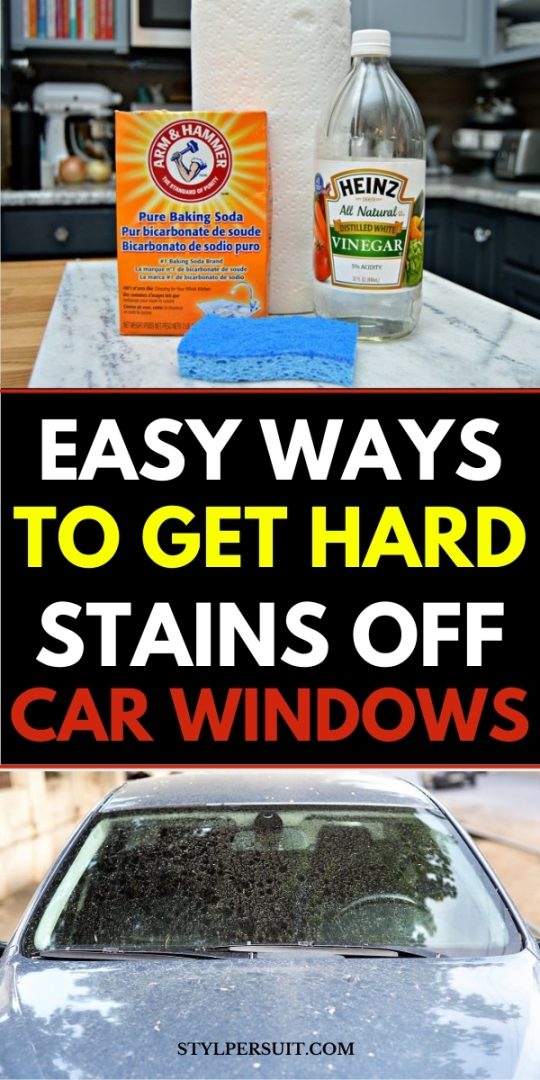 How to Remove Hard Water Spots from Car Windows - StylePersuit