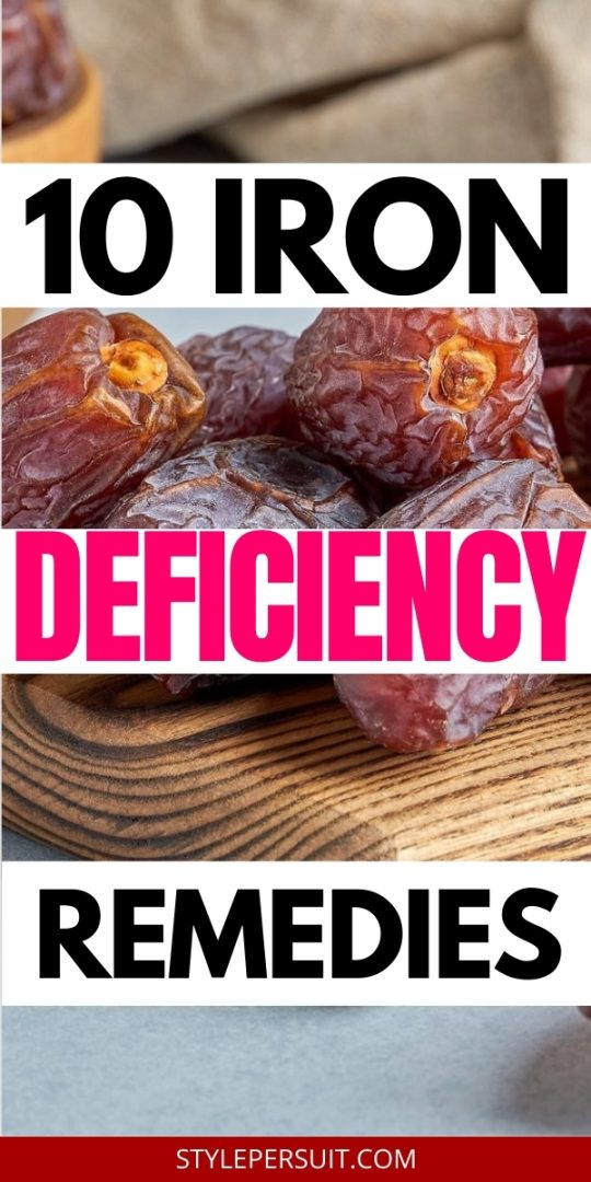 10 Effective Iron Deficiency Remedies - StylePersuit