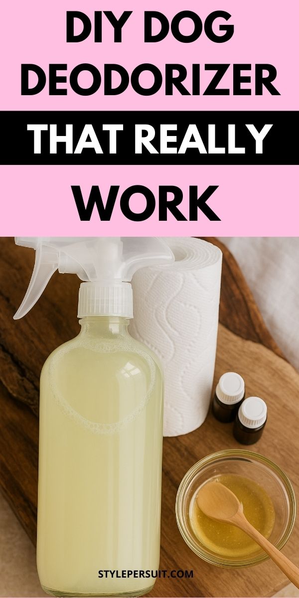 How to Make Dog Deodorizer Spray DIY - StylePersuit
