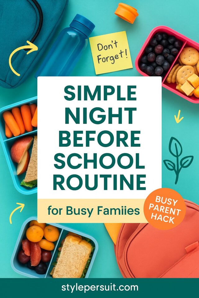 Night Before School Routine: How to Create Calm Instead of Chaos ...