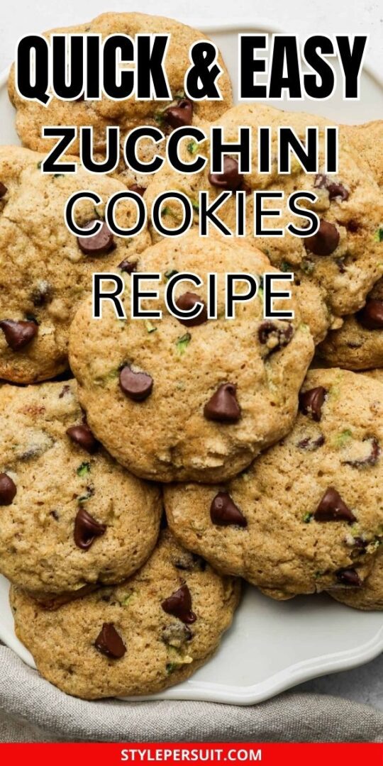 Zucchini Cookies: Soft, Sweet, and a Little Bit Sneaky - StylePersuit