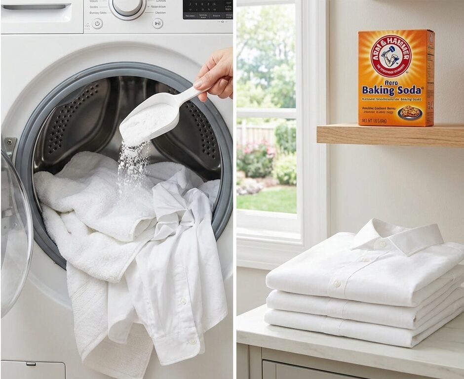 How To Make White Clothes Whiter With Baking Soda - StylePersuit