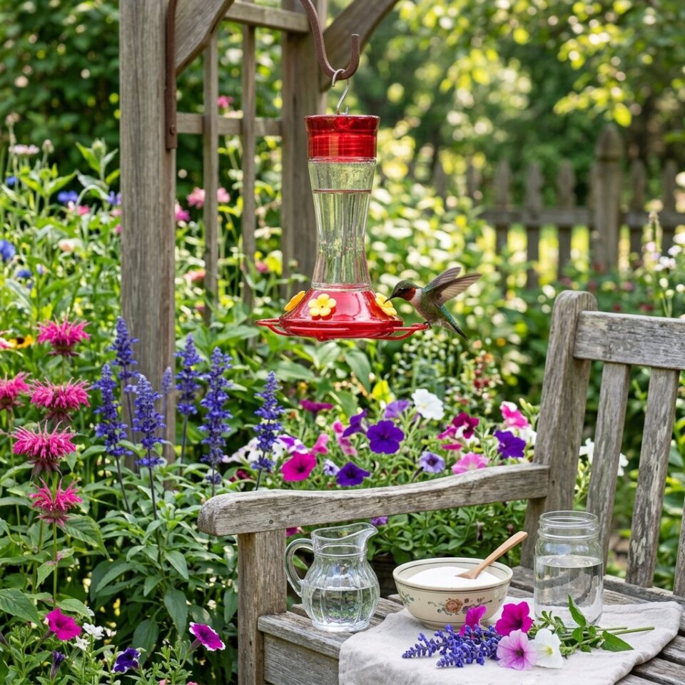 Hummingbird Nectar Recipe: How to Make Safe Sugar Water for ...
