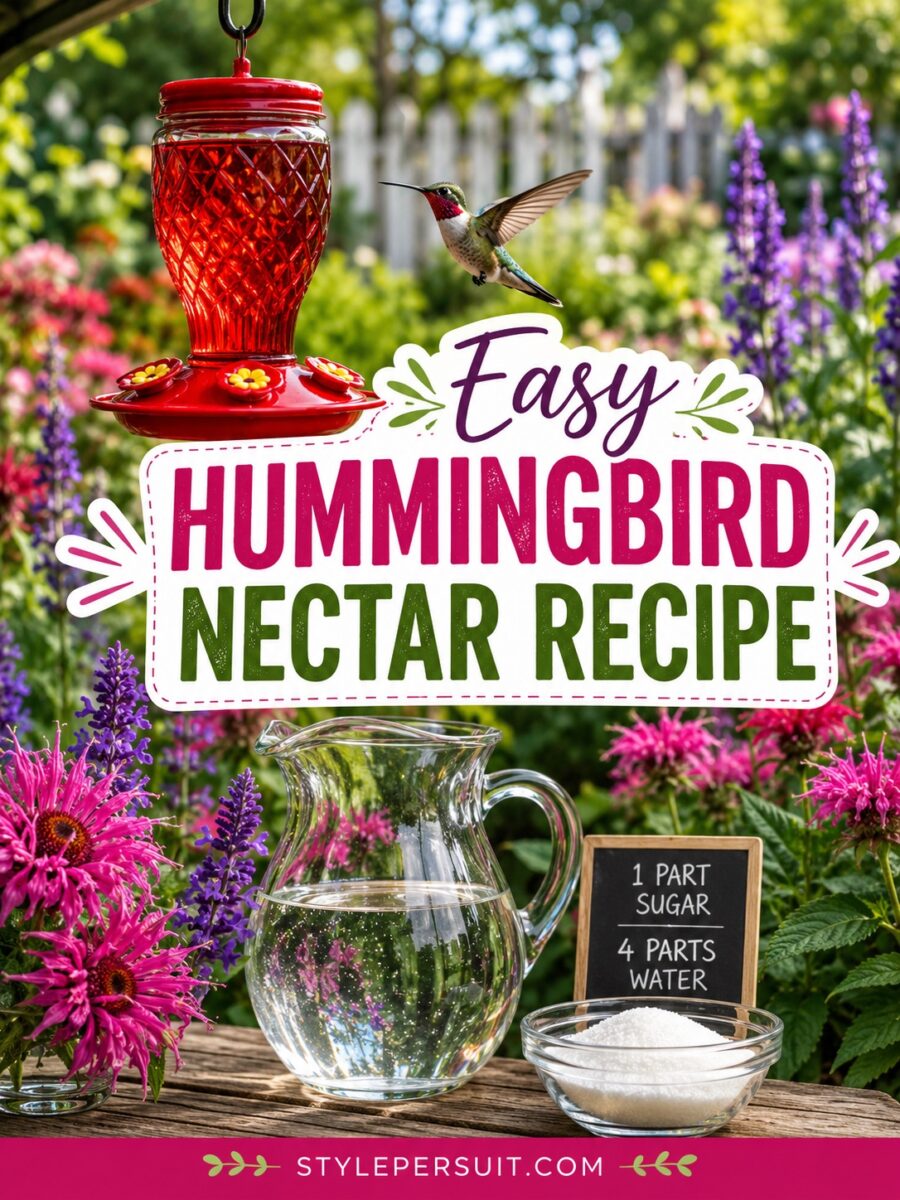 Hummingbird Nectar Recipe: How to Make Safe Sugar Water for ...